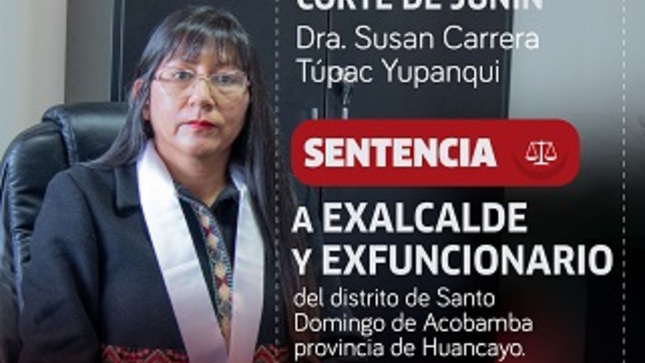 Jueza De La Corte De Junín Dicta Sentencia Contra Ex Alcalde Y Ex